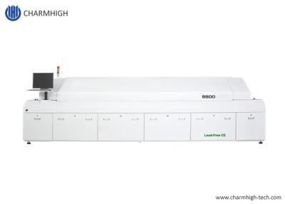 China 8800 Large Lead-Free Reflow Oven 8 Zones Full Automatic PC Control 3180x500mm for sale