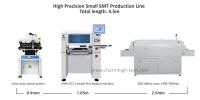 China Semi Auto 3250 Solder Paste Printer CHM-551 4 Head Pick Place Machine 830 Reflow Oven SMT Line for sale