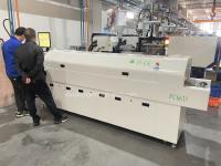 China Full Automatic Lead Free Reflow Oven 6 Temp Zones 2200mm Heating Length PC Control 350mm PCB Width for sale