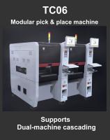 China Charmhigh TC06 6-Head SMD Pick and Place Machine 27800cph 50 Feeders for PCB Assembly for sale