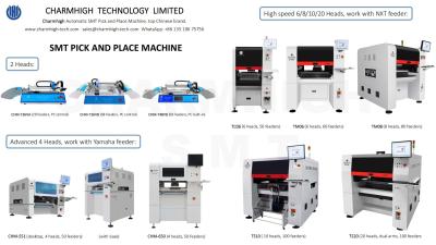 China Charmhigh SMT Pick and Place Machine 2 to 20 Heads PCBA Manufacturing 2025 Models for sale