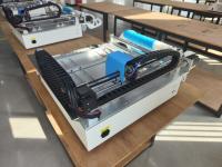 China CHMT36VA Desktop SMT Pick and Place Machine with Vibration Feeder, 355mm × 355mm PCB Area, ±0.025mm Precision for sale