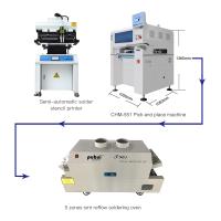 China CHM-551 SMT Assembly Line 4 Head Pick and Place Machine 11500CPH 0201 PCB Mounter for sale