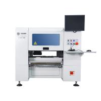 China Genius CHM-650 4-Head SMT Pick Place Machine with 50 Feeders, 9000cph Speed, ±0.05mm Accuracy for sale