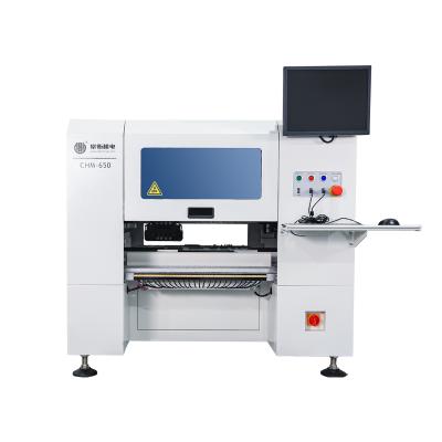 China Genius CHM-650 4-Head SMT Pick Place Machine with 50 Feeders, 9000cph Speed, ±0.05mm Accuracy for sale