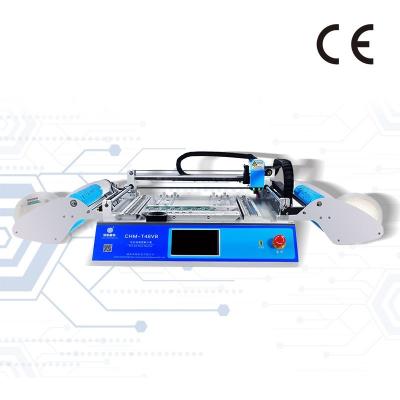 China CHMT48VB Benchtop SMT Pick and Place Machine 58 Feeders 3000 CPH Dual Vision Cameras for sale