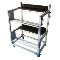 China Aluminum Alloy NXT Storage Feeder Cart for FUJI & Charmhigh SMT Machines - 80 Feeder Capacity, 900×600×950mm for sale