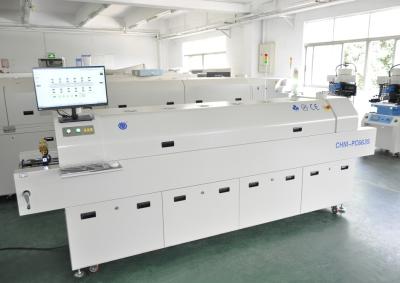 China CHM-PC6635 Lead-free Reflow Oven 6 Temperature Zones 2200mm Heating Area PC Control SMT Soldering Machine for sale