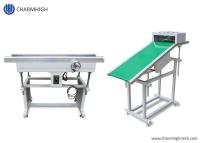 China Wave Solder Infeed Outfeed Conveyor 300mm Width SMEMA Interface PLC Control for DIP THT Assembly Line for sale
