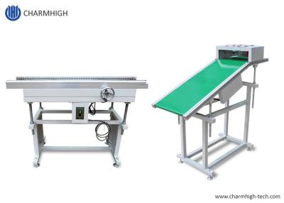 China Wave Solder Infeed Outfeed Conveyor 300mm Width SMEMA Interface PLC Control for DIP THT Assembly Line for sale