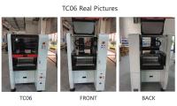China Charmhigh TC06 6 Head Pick and Place Machine 27800cph Cast Iron Frame SMT Chip Mounter 890mm Width for sale