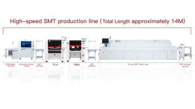 China Charmhigh CHM-861 Full Automatic PCB Assembly Line with SMT Production for Electronics Manufacturing for sale