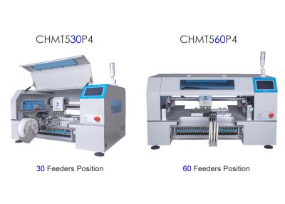 China Charmhigh 4 Head Pick and Place Machine CHMT530P4 CHMT560P4 30 60 Feeder Slots 110V 220V for sale