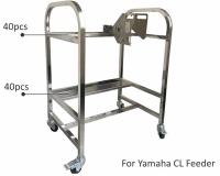 China SMT Feeder Storage Cart for Yamaha YV Series - 2 Layers, 80 Feeder Capacity, 1000×600×1050mm for sale
