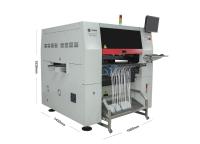 China Charmhigh CHM-861 8-Head SMT Pick and Place Machine with 30,000 CPH Speed and 100 Feeder Capacity for sale