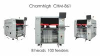 China Charmhigh CHM-861 Full Automatic SMT Pick and Place Machine - 8 Heads, 100 Feeders, 30,000 CPH Speed for sale