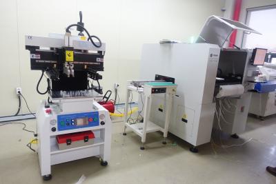 China 3250 Semi-Auto Solder Paste Stencil Printer 320×500mm Table Size with ±0.01mm Accuracy and 8000mm/min Speed for sale