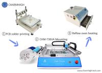China Small SMT Production Line - CHMT36VA Pick and Place Machine with 3040 Stencil Printer and 420 Reflow Oven for sale