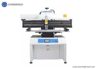 China 1.2m Semi-Auto Solder Paste Printer SMT Stencil Machine with ±0.01mm Accuracy and 8000mm/min Speed for sale