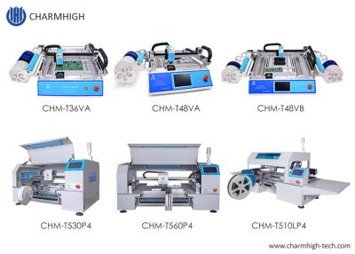 China Charmhigh Desktop SMT Pick and Place Machine with Dual Vision Cameras, 4 Juki Nozzles, and 22×22mm Component Capacity for sale