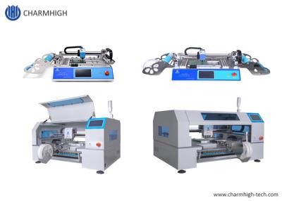 China Charmhigh Desktop SMT Pick and Place Machine - 2-4 Heads with Vision System, 5-10mm Component Height, Built-in Feeders for sale