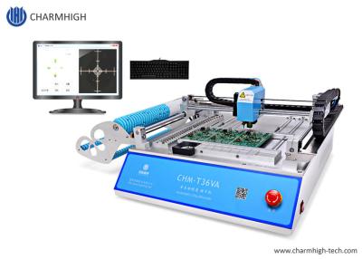 China Charmhigh CHMT36VA Desktop Pick and Place Machine 355mm x 355mm PCB Area with ±0.025mm Precision for sale