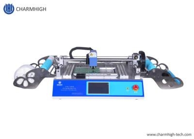 China CHMT48VB Desktop Pick and Place Machine with 58 Feeders, 355mm × 355mm PCB Area, and ±0.025mm Precision for sale