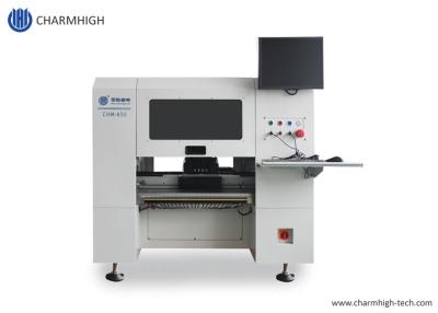 China CHM-650 Desktop SMT Pick and Place Machine 4 Heads 50 Feeders 400×350mm PCB Area for sale