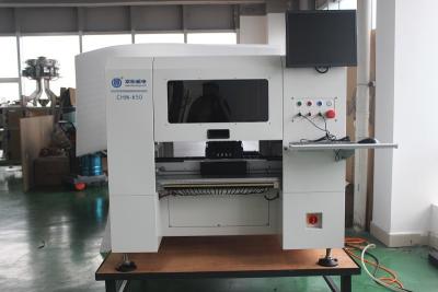 China CHM-650 Desktop SMT Pick and Place Machine - 4 Heads, 50 Feeders, 400x350mm PCB Capacity, Auto Nozzle Change for sale