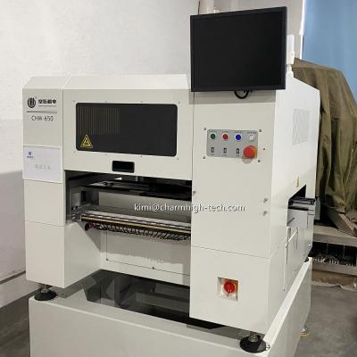 China CHM-650 4-Head SMT Pick and Place Machine with Auto Nozzle Changer - 9000 CPH, 400x350mm PCB for sale
