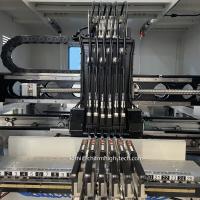 China CHM-750 6-Head SMT Production Line with 13000cph Speed and Auto Nozzle Changer for PCB Assembly for sale