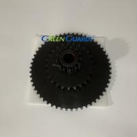 China OEM Standard Pinion Double Sprocket G663703 Lawn Equipment Replacement Parts for Turfco Machine for sale