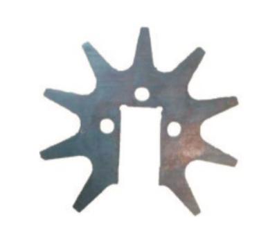 China Garden Grass Cutting Machine Blade Triangle HRC40 To 45 GR G001 for sale