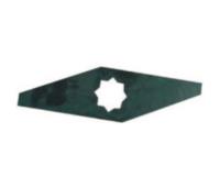 China 8 Inch 2 Tooth Brush Cutter Blades Attachment  Steel Plate For Cutter Grass Trimmer GR-G025 for sale