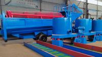 China Portable Gold Washing Plant 50 TPH Mobile Trommel Drum Screen with Feeding Size 300mm for sale