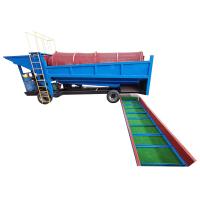 China 11KW White Mobile Diesel Engine Gold Trommel Wash Plant for Ghana's Gold Purification for sale