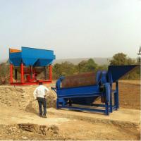 China Small Gold Mining Trommel Mobile Gold Washing Rotary Trommel Screen with 98% Efficiency for sale