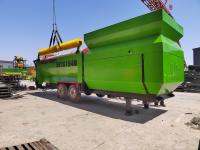 China 380V/415V/440V Voltage Heavy Duty Compost Trommel Screen with Diesel Generator Set for sale