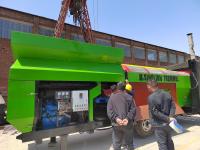 China 380V/415V/440V Voltage Heavy Duty Compost Trommel Screen with Diesel Generator Set for sale