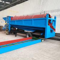 China Small Gold Mining Trommel Mobile Gold Washing Rotary Trommel Screen with 98% Efficiency for sale