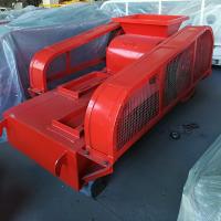 China Small Laboratory Glass Double Roller Crusher with Adjustable Discharge Size 0-40mm for sale