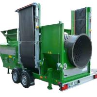 China Wheeled Mobile Trommel Screen The Ultimate Solution for Composting and Soil Screening for sale
