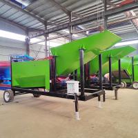 China Rotary Drum Screen Mobile Firewood Sawdust Trommel Screen with 5613*1940*2390mm Size for sale