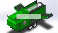 China Customizable Mobile Gravel Mine Drum Screening Plant with Feeding Size Less than 300mm for sale