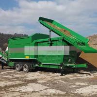 China Mobile Compost Equipment Rotary Drum Filter Screen for 30-150 Tons per Hour Capacity for sale