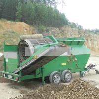 China Mobile Compost Equipment Rotary Drum Filter Screen for 30-150 Tons per Hour Capacity for sale