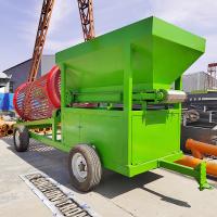 China Wood Chip Screening Firewood Tumbler Mobile Firewood Trommel Screen 1790 KG for Needs for sale