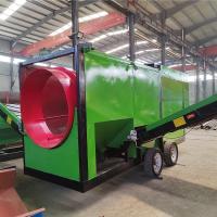 China High Capacity Trommel Screener for Sieving Gravel Sand Topsoil Compost Separation for sale