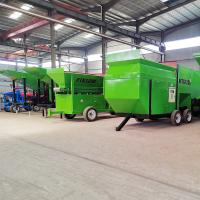 China High Capacity Trommel Screener for Sieving Gravel Sand Topsoil Compost Separation for sale