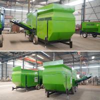 China High Capacity Trommel Screener for Sieving Gravel Sand Topsoil Compost Separation for sale